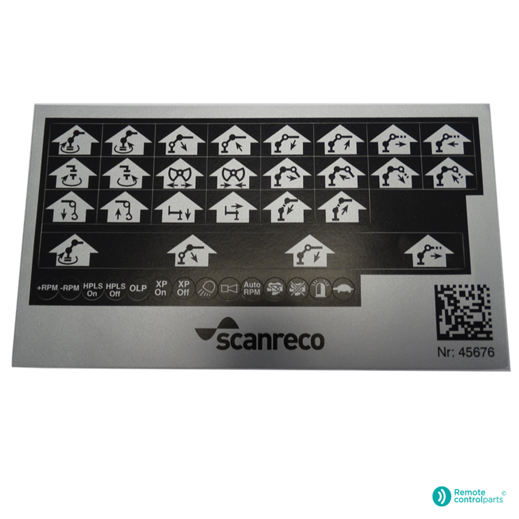 Scanreco® sticker set RC400 Mini, 45676 - Remote Control Parts Scanreco ...