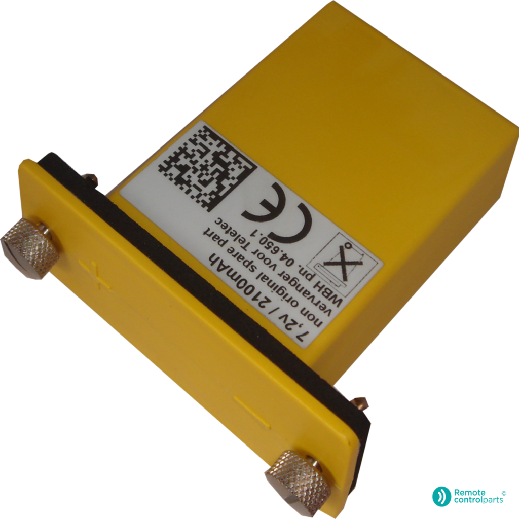 WBH battery replacement for Teletec® AK2 - Remote Control Parts WBH ...