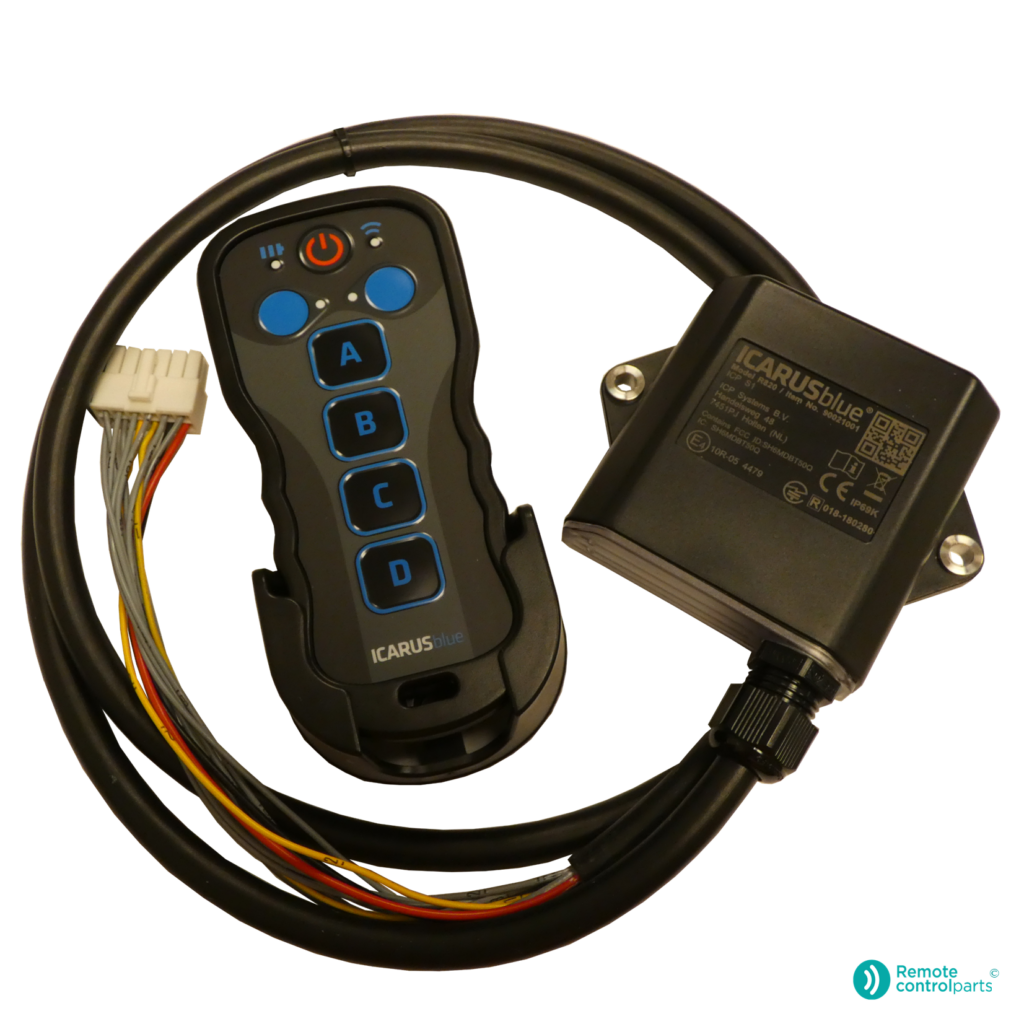 ICarus Blue TM600 + R820 standard, system - Remote Control Parts ICarus ...